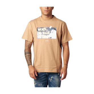 Throwback T-Shirts - - Tops - Herren - Beige - XL