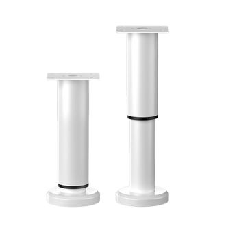 Generic 4 St&uuml;ck verstellbare Bettbeine, 18-30 cm (7,09-11,81 Zoll) M&ouml;belf&uuml;&szlig;e, Ersatzf&uuml;&szlig;e aus Metall for Sofas(White)