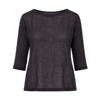 Aragona Femme, Blouses et Chemises, Noir, Taille: 46 FR D3369Tp-101 Top