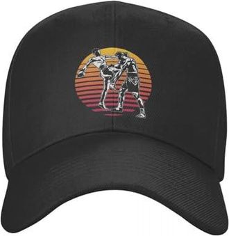 Generic Casquette de baseball tendance r&eacute;tro Muay Thai Trucker Chapeau Femmes Hommes Personnalis&eacute; R&eacute;glable Unisexe Tha&iuml;lande Art Martial Art Fighter Spirit Ca