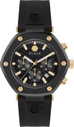 Philipp Plein Homme, Accessoires, Noir, Taille: ONE Size The Hexagon Chrono 42mm
