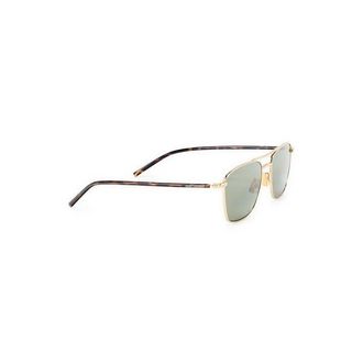 Saint Laurent Lunettes de soleil m&eacute;tallis&eacute;es