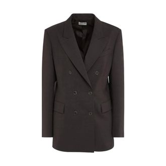 P.A.R.O.S.H. P.a.r.o.s.h., Femme, Vestes, Brun, Taille: 40 FR Blazer Double-Breasted