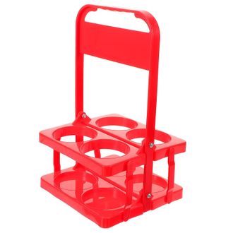 Hemobllo Faltbarer Bierflaschenkorb aus Kunststoff f&uuml;r Flaschen Stabiler Wiederverwendbarer Biertr&auml;ger mit Glatter Oberfl&auml;che Platzsparend f&uuml;r Zuhause Bar und 