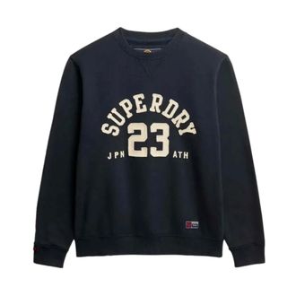 Superdry Homme, Sweatshirts et sweats &agrave; capuche, Bleu, Taille: 2XL Vintage Athletic Crew SweaT-shirt