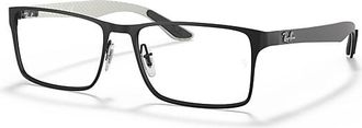 Ray-Ban Rb8415 Optics Grau Fassung Klar Glas Polarisiert 55-17