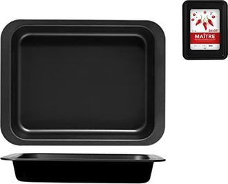 hOme Home Maitre Bratform, Antihaftbeschichtung, 28 x 22 cm, anthrazit