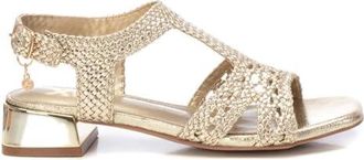 Xti Sandale Femme Or - Chaussures confortables et polyvalentes - Mode décontractée - Modèle 14381301 (Taille37)