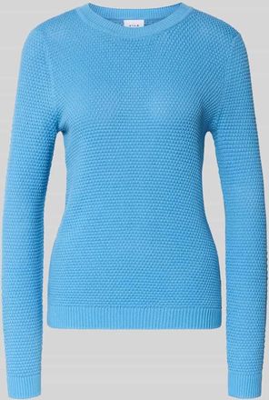 Vila Strickpullover mit gerippten Abschl&uuml;ssen Modell dalo