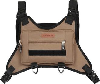 Generic Sac &agrave; Poitrine L&eacute;ger pour lExt&eacute;rieur, Sac &agrave; Poitrine Avant Ajustable, Sacs de Sport &agrave; la Mode avec Grande Capacit&eacute;, Poitrines Streetwear pour Course, 