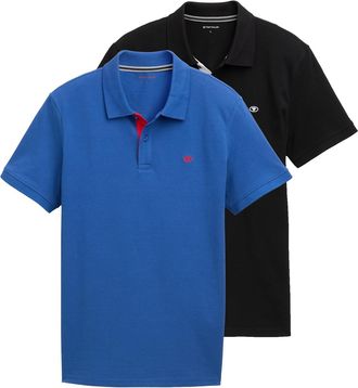 Tom Tailor Shirt Doublepack Polo Advanced Blue 1044879 11132