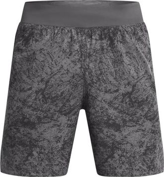 Under Armour Launch Pro 7In Printed Short de Running Hommes Gris - Castlerock M