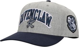 Bioworld Harry Potter Ravenclaw Varsity Woven Label Casquette snapback pour adulte Bleu, bleu, Taille unique