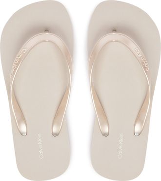 Calvin Klein Zehentrenner Calvin Klein Arwa HW0HW02956 Silberfarben