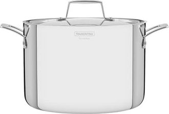 Tramontina GRANO Gemüsetopf, ø 24cm 7,7 Liter, Edelstahl, Induktion, ofenfest