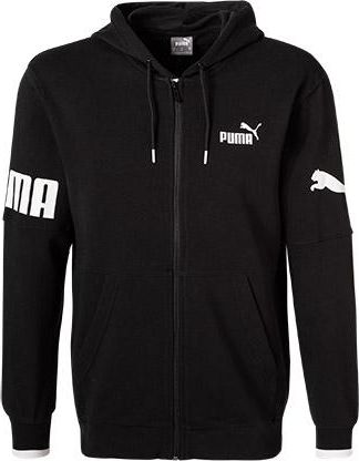 Puma Herren Sweatjacke schwarz Baumwolle