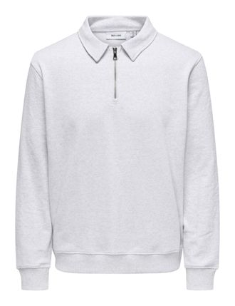 Only & Sons ONSDAVID REG Half Zip Sweat