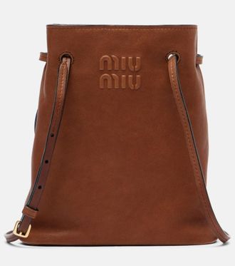 Miu Miu Sac en cuir &agrave; logo