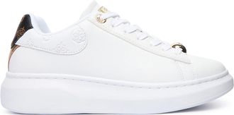 Guess Sneakers Guess FLTFRE LEA12 Wei&szlig;