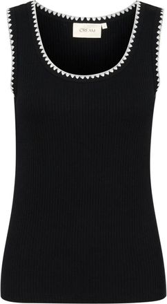 Cream Femme, Tops, Noir, Taille: 36 FR Crribba Top