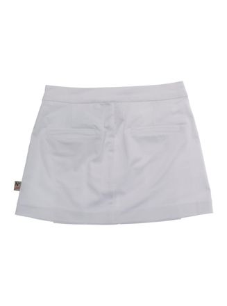 N&deg;21 Girls Skirt With Pleats, White Cotton