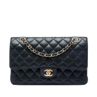 Chanel unisex, Pre-owned, Noir, Taille: ONE Size Sac bandouli&egrave;re Classic Flap Pre-owned
