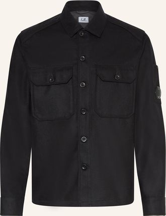 C.P. Company Flanell-Overshirt schwarz