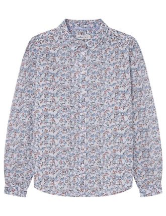 Springfield Damen Shirt Bluse, Blue_Print, 34