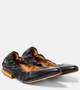 Dries Van Noten Ballerinas aus Leder