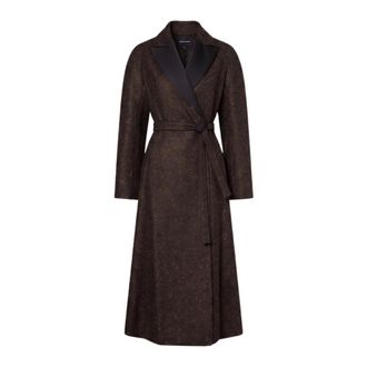 Max Mara Genzana Redingote Mantel - - Coats - Damen - Braun - XS