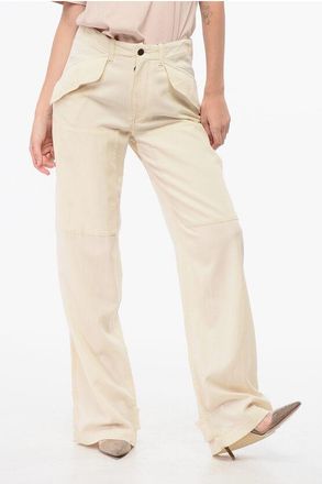 Etro Wide Leg NINA Virgin Wool pants size 38