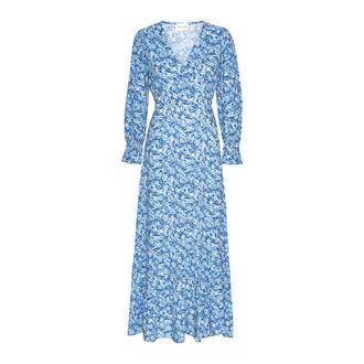Americandreams Americandreams, Femme, Robes, Bleu, Taille: 40 FR Koko Dress Long Closed Back