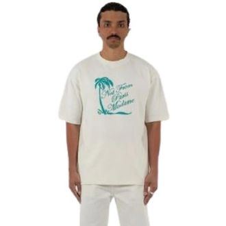 Dr&ocirc;le de Monsieur Homme, Tops, Beige, Taille: S T-shirt ras du cou