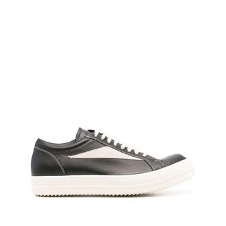 Rick Owens Schwarzer Sneaker mit Gummisohle - - Shoes - Herren - Schwarzk - 41 EU
