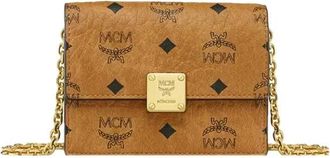 MCM Damen Portemonnaie mit Kette AREN