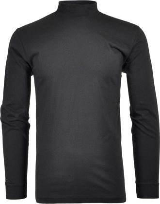 Ragman Herren RAGMAN Stehkragenshirt langarm Gr. 3XL, Schwarz-009
