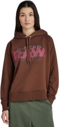 G-Star RAW Damen Raglan Raw Originals Hooded Sweatshirt, Braun (Chocolate lab D22117-A613-D312), XS
