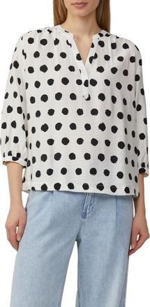 s.Oliver Tunikabluse aus Viskosemix mit All-Over-Print