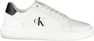 Calvin Klein Homme, Chaussures, Blanc, Taille: 45 EU Lace-up Baskets
