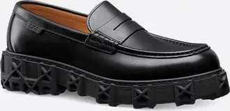 Dior Chunky-Sole Leather Loafer - Black