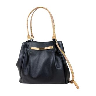 Alviero Martini 1A Classe Femme, Sacs, Noir, Taille: ONE Size Country Bag Maxi Shopper