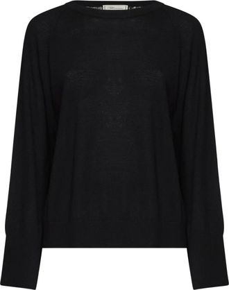 Blumarine Pull en maille &agrave; col rond - Femme - Pulls - Noir - Taille: 40 FR