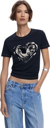 Desigual TS_Letter CORE, 2000 Black, XL