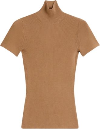 Max Mara Femme, Pulls, Brun, Taille: 42 FR Pulls Camel pour Femmes