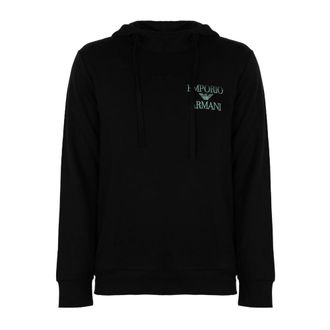 Emporio Armani Herren, Sweatshirts & Hoodies, Schwarzk, XLGröße