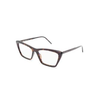 Saint Laurent Mica D&uuml;nne optische Fassung - - Accessories - Damen - Braun - 54 MM