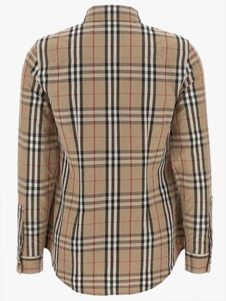 Burberry Womens Shirt Checked Cotton Multicolour
