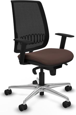 Piqueras y Crespo Computerstuhl Alares mit 1D-Armlehnen, h&ouml;henverstellbare Lendenwirbelst&uuml;tze, ausgestattet mit 5 Positionen und eingespritztem Schaum. Mit Rollen von 6