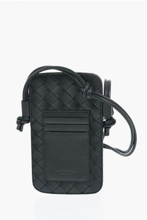 Bottega Veneta Braided Leather Neck Smartphone with Card Holder Gr&ouml;&szlig;e Unica