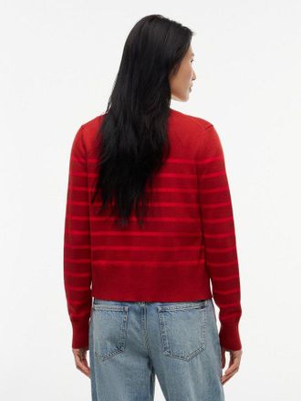 Tommy Hilfiger Strickjacke GOLD BUTTON STP SWEATER CARDIGAN Baumwolle
